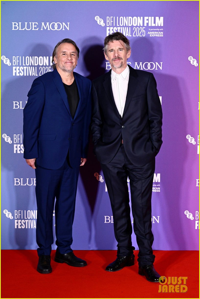 Ethan Hawke & Andrew Scott Premiere New Movie 'Blue Moon' at BFI London Film Festival 2025 ...