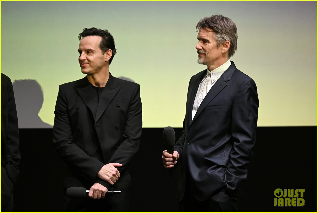 Ethan Hawke & Andrew Scott Premiere New Movie 'Blue Moon' at BFI London ...