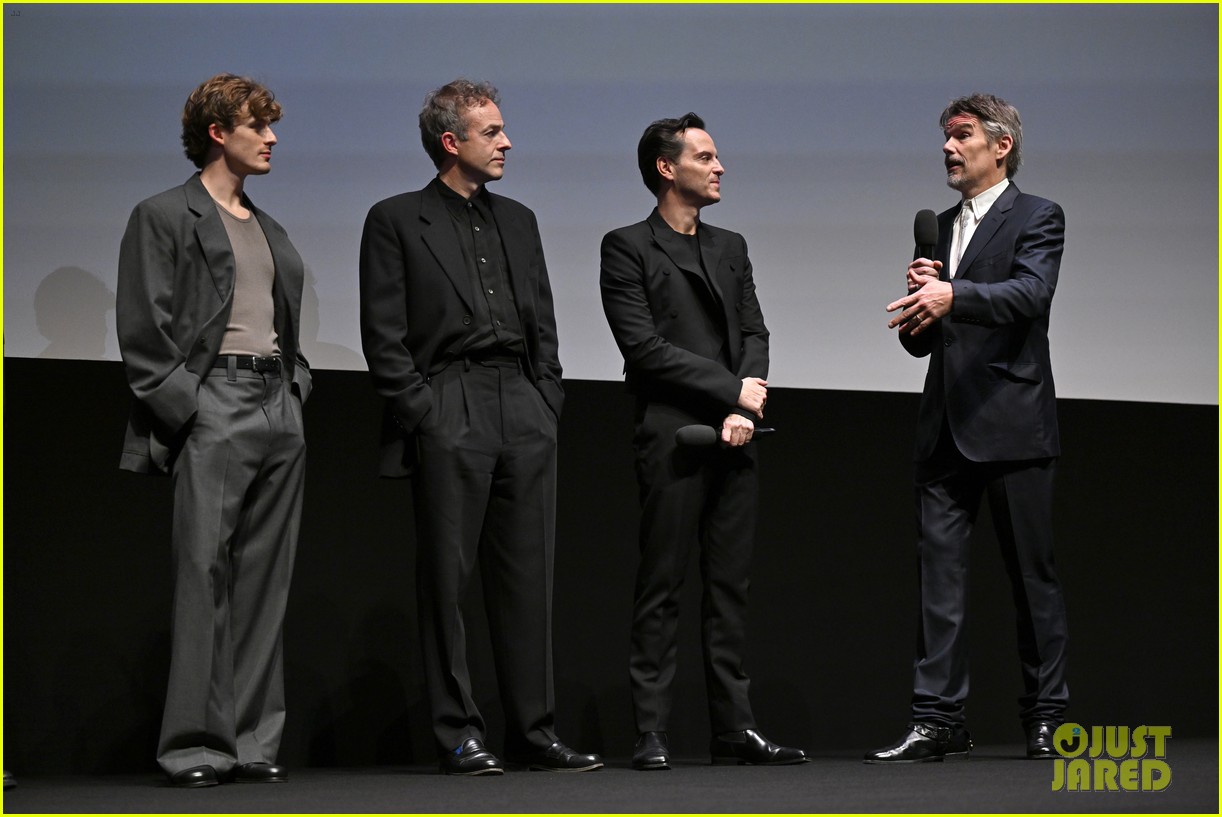 Ethan Hawke & Andrew Scott Premiere New Movie 'Blue Moon' at BFI London ...