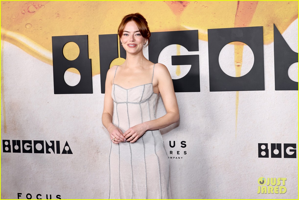 Emma Stone, Jesse Plemons, & More Step Out for 'Bugonia' Premiere in ...
