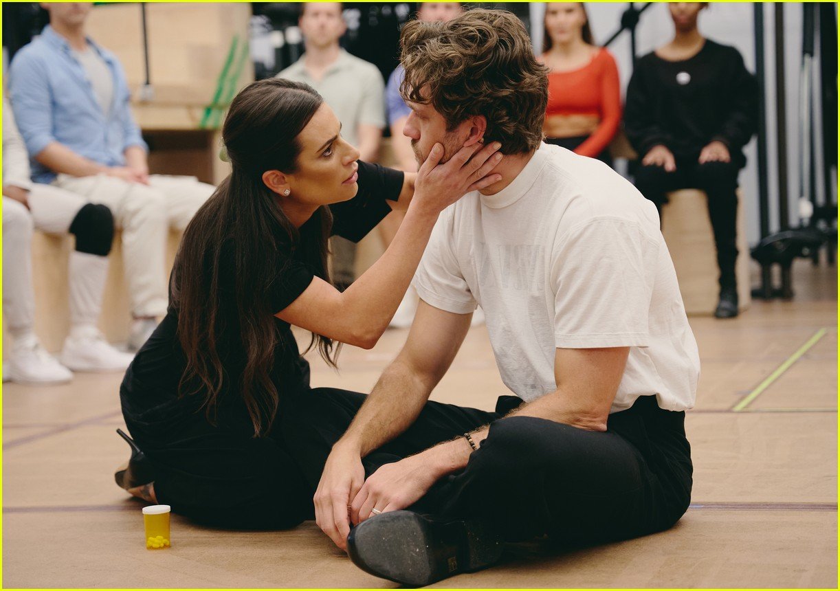 Lea Michele & Broadway's 'Chess' Cast Take Fans Inside the Rehearsal ...