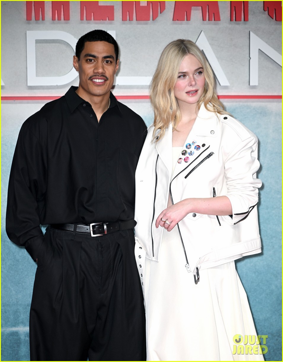 Elle Fanning Joins Co-Star Dimitrius Schuster-Koloamatangi at 'Predator ...