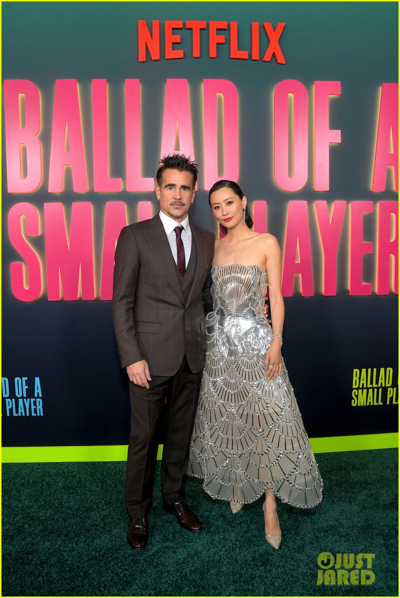 Colin Farrell & Fala Chen Step Out for 'Ballad of a Small Player ...