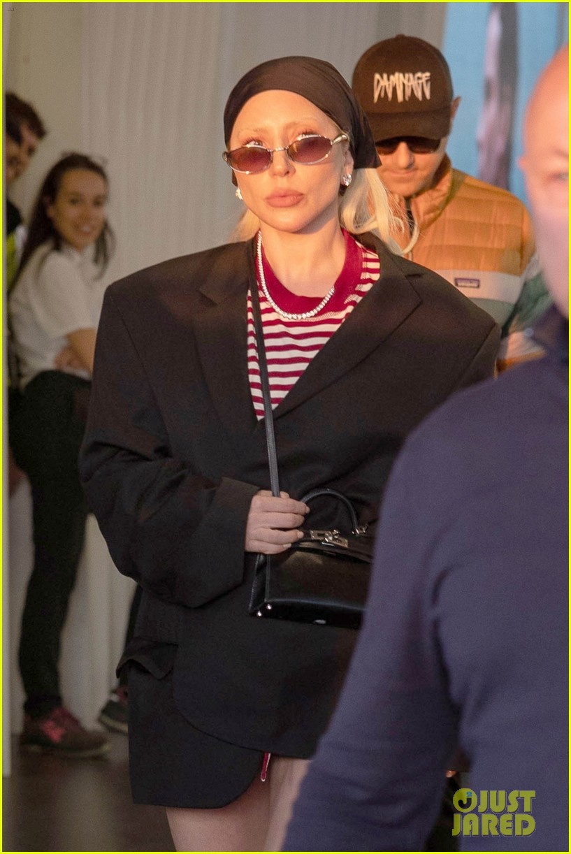 Lady Gaga & Fiancé Michael Polansky Arrive in Milan Ahead of 'Mayhem ...