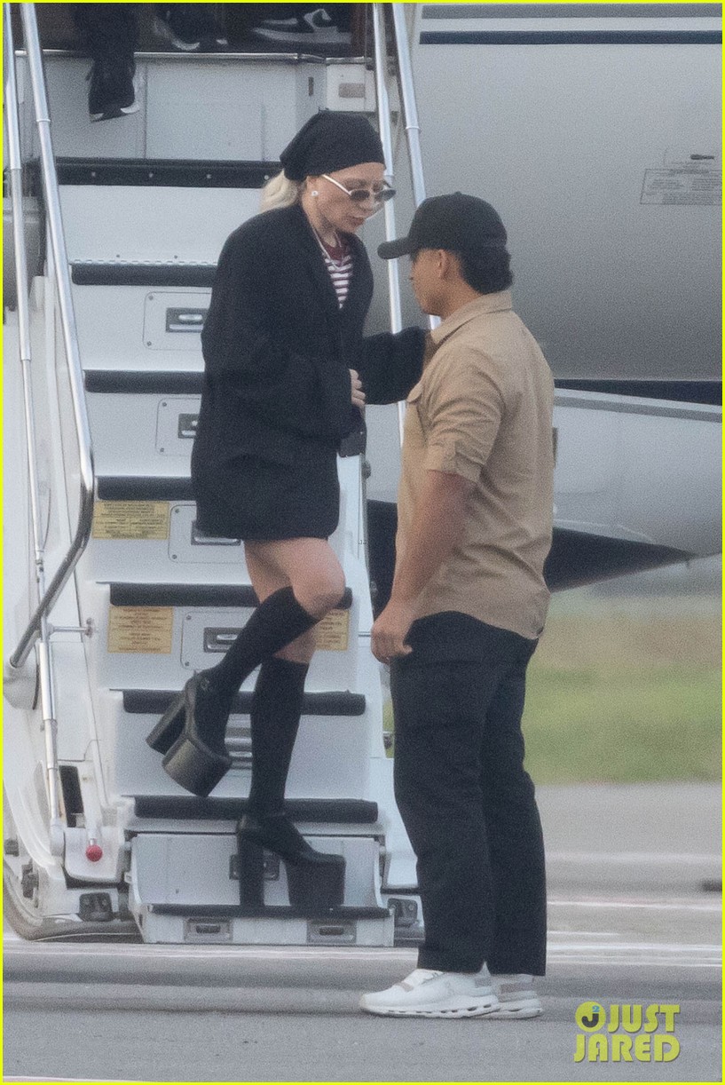 Lady Gaga & Fiancé Michael Polansky Arrive in Milan Ahead of 'Mayhem ...