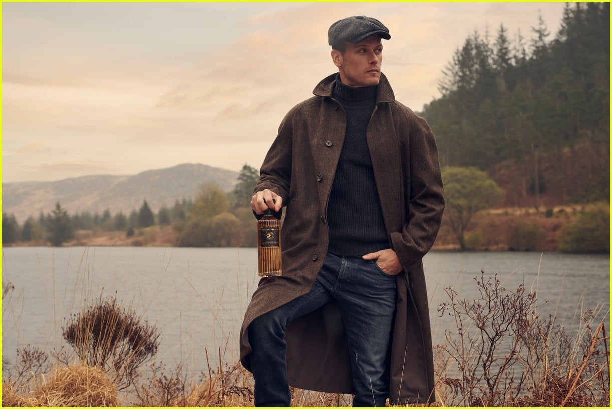 Sam Heughan Poses in a Kilt to Promote His New Distillery in Scottish ...