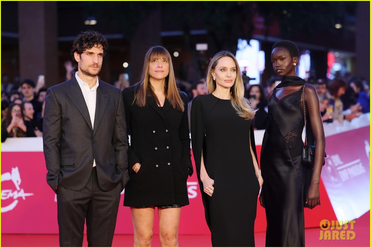 Angelina Jolie Bares Full Back Tattoo in Backless Dress at 'Couture ...