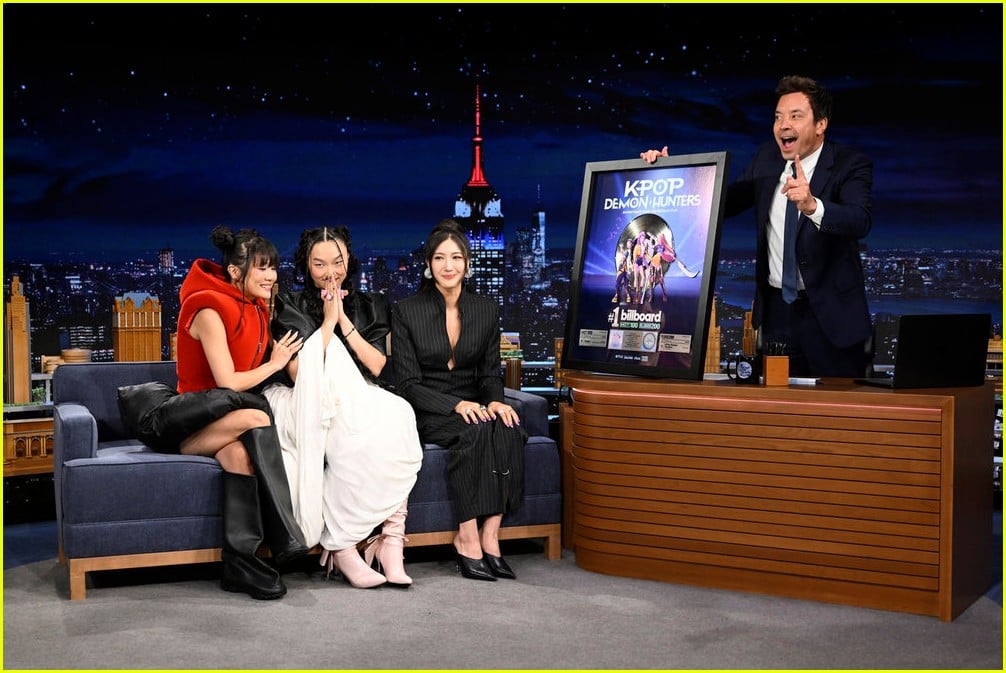 EJAE, Audrey Nuna & Rei Ami Surprised With 'KPop Demon Hunters ...