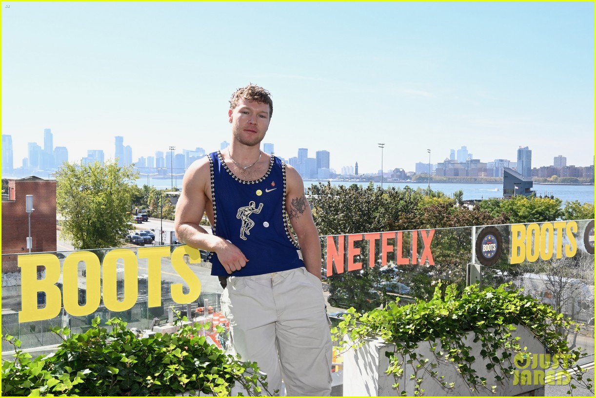 Miles Heizer & Angus O'Brien Put Arms On Display at 'Boots' Celebration ...