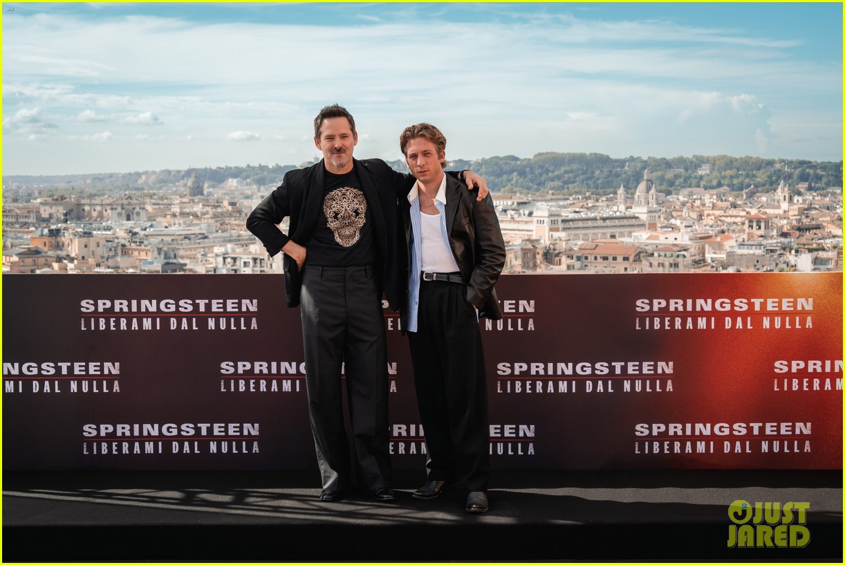 Jeremy Allen White & Scott Cooper Bring 'Springsteen' Movie to Rome ...