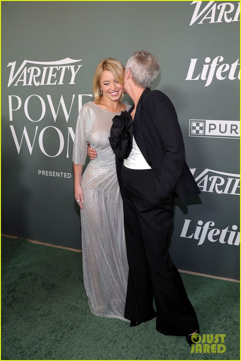 Sydney Sweeney Leaves Little to the Imagination in Silver Sheer Dress ...