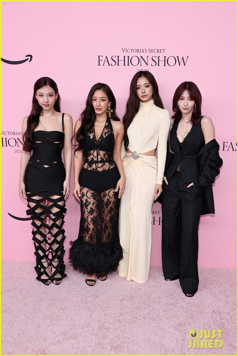 TWICE Hit the Pink Carpet at Victoria's Secret Fashion Show 2025 Ahead ...