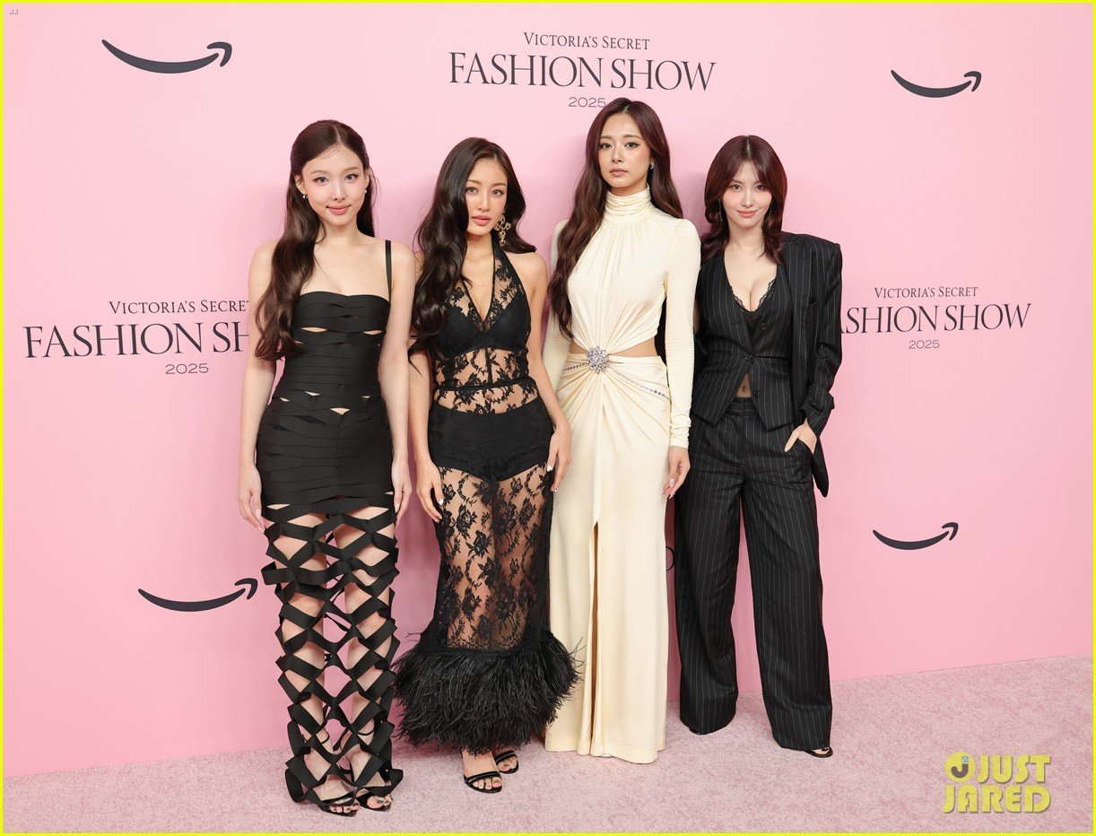 TWICE Hit the Pink Carpet at Victoria's Secret Fashion Show 2025 Ahead ...