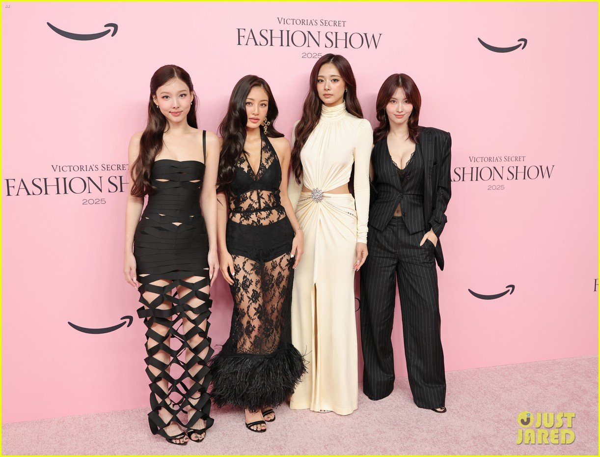 TWICE Hit the Pink Carpet at Victoria's Secret Fashion Show 2025 Ahead ...
