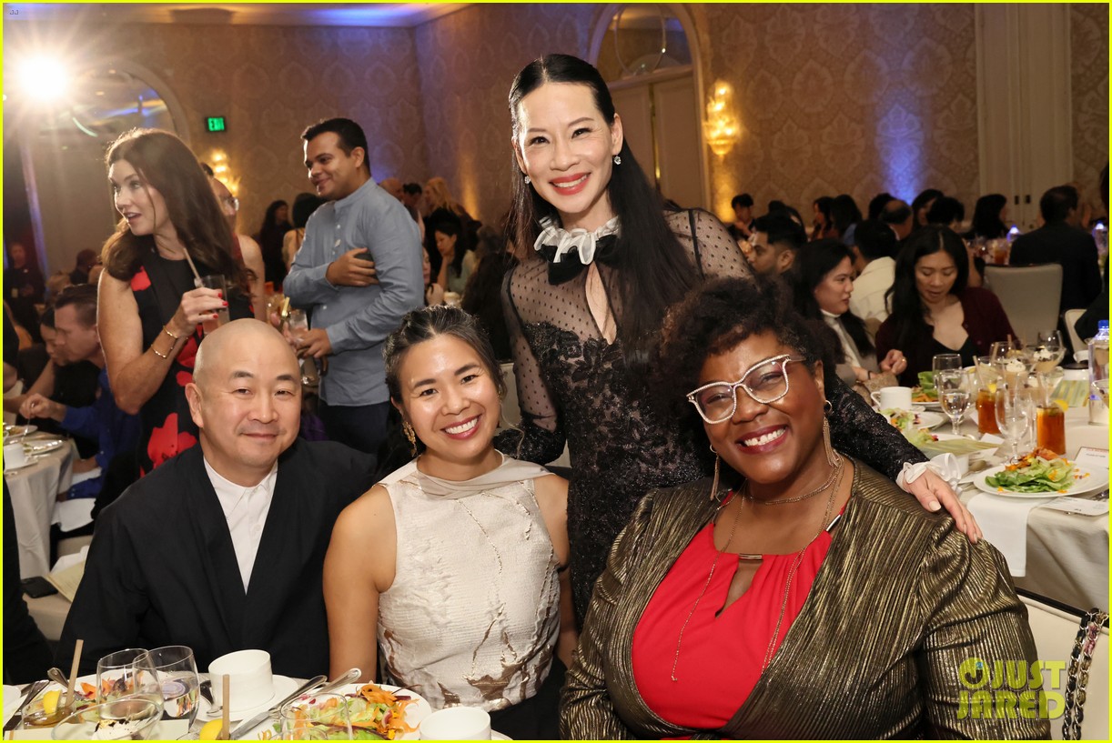 Dwayne Johnson Presents Lucy Liu With the Trailblazer Award at the Critics' Choice Association's ...