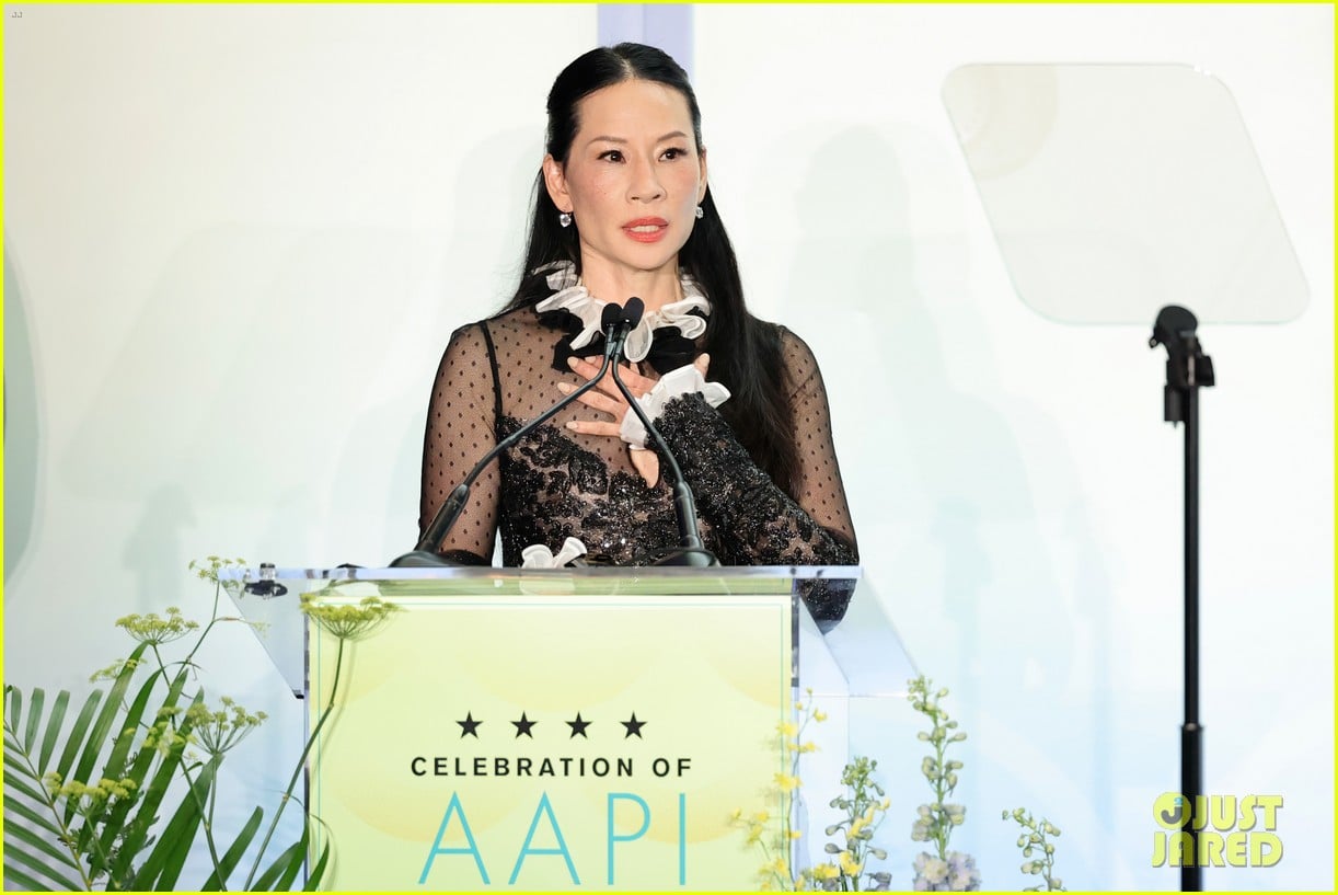 Dwayne Johnson Presents Lucy Liu With the Trailblazer Award at the Critics' Choice Association's ...