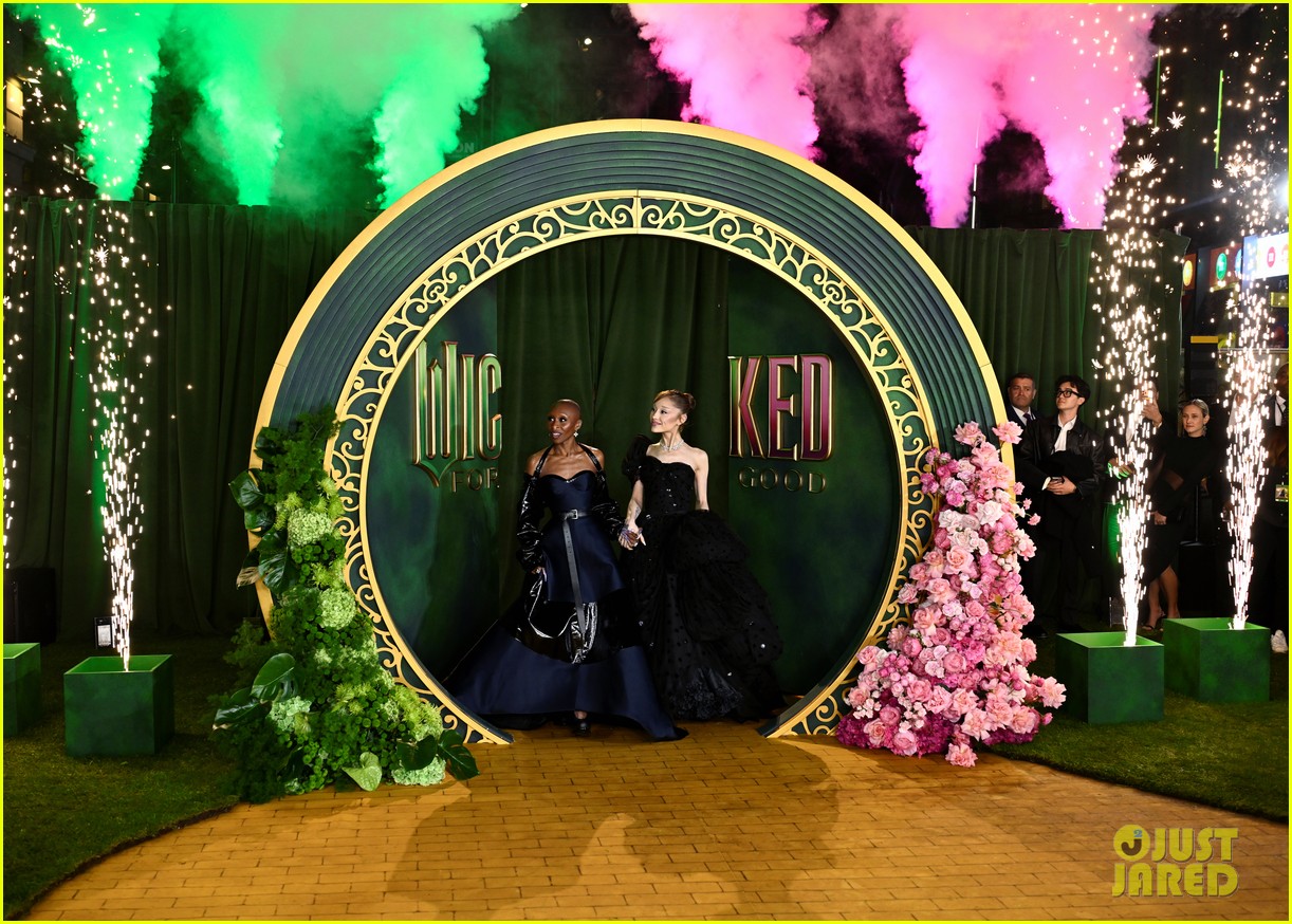 Cynthia Erivo Protects Ariana Grande as Troll Crashes 'Wicked: For Good ...