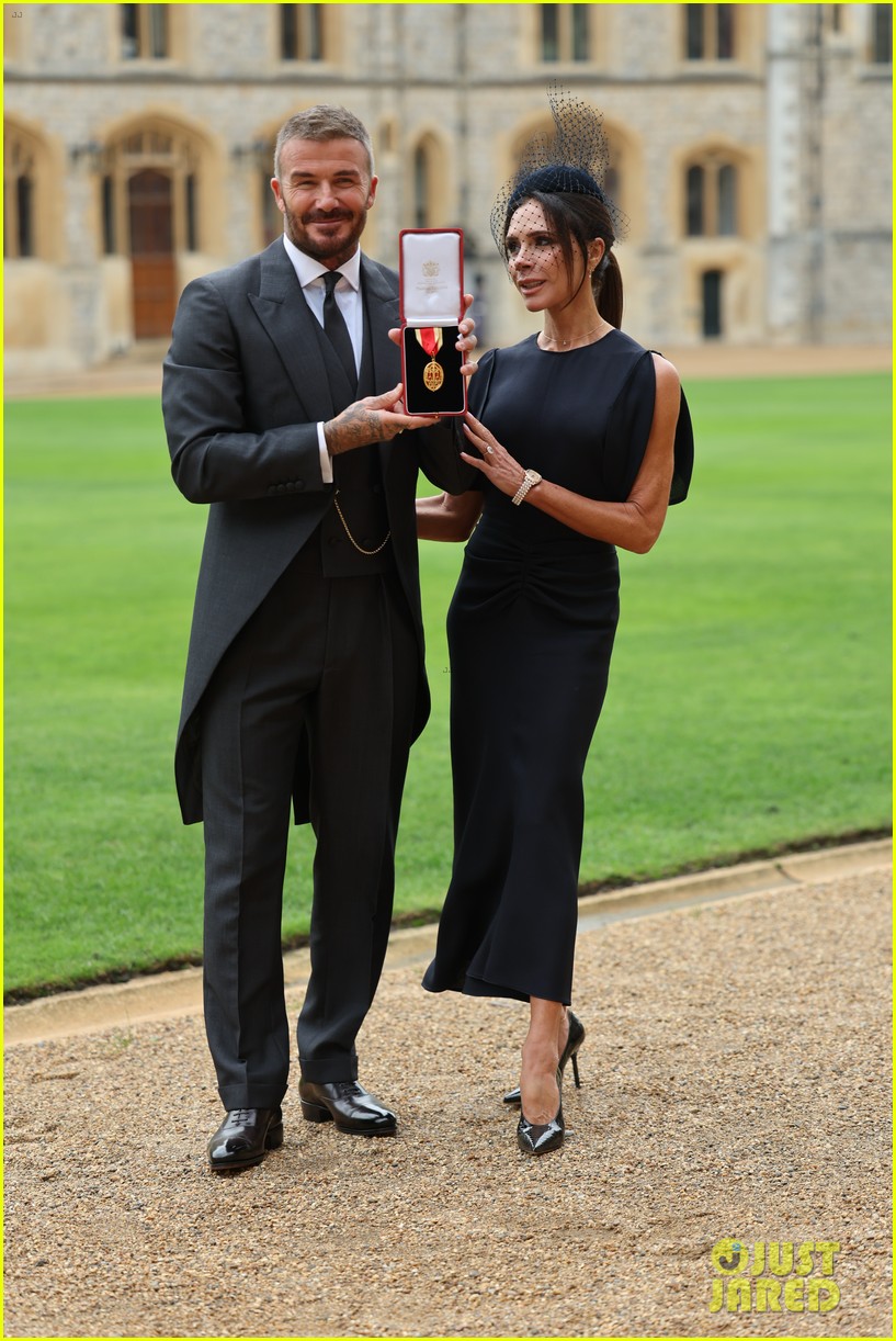 David Beckham Knighted By King Charles, Supported By Wife Victoria ...