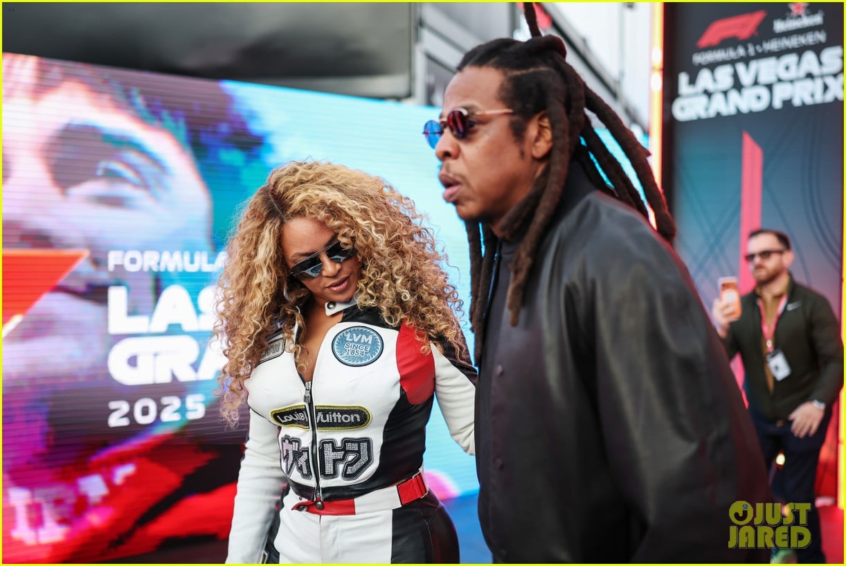 Beyoncé & Jay-Z Attend F1 Las Vegas Grand Prix, Go On Hot Lap With Lewis Hamilton!: Photo ...