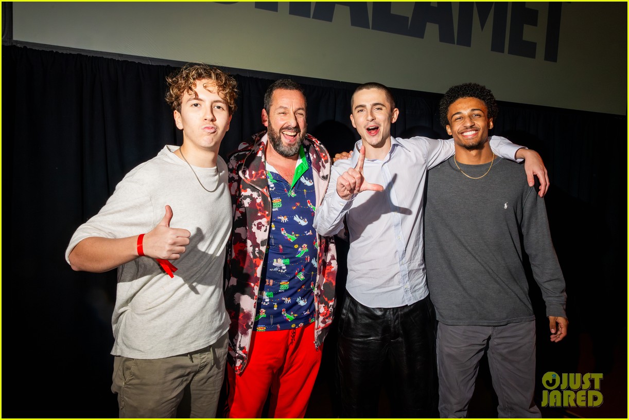 Timothee Chalamet Calls Adam Sandler 'One of the Best F--king Actors of ...