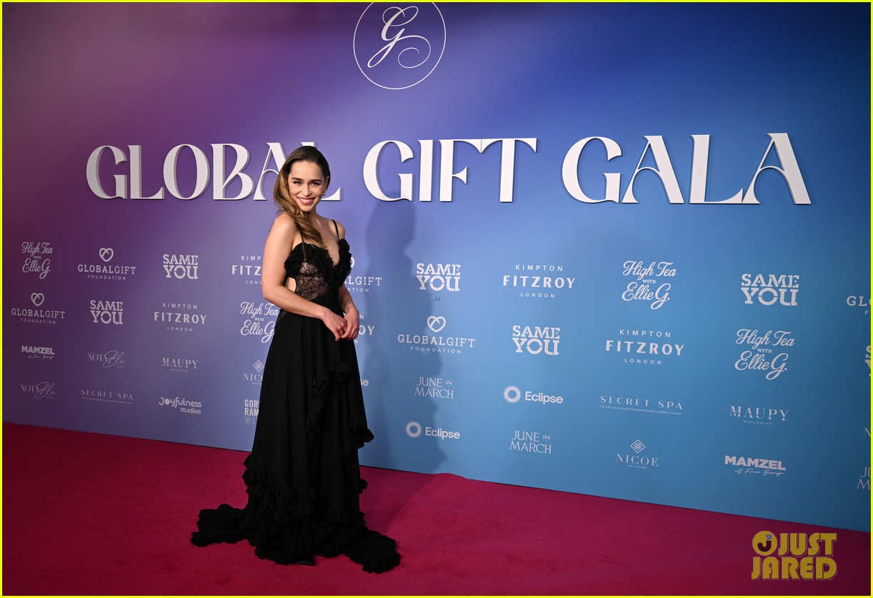 Emilia Clarke Stuns in Sheer Dress for First Red Carpet Appearance in ...