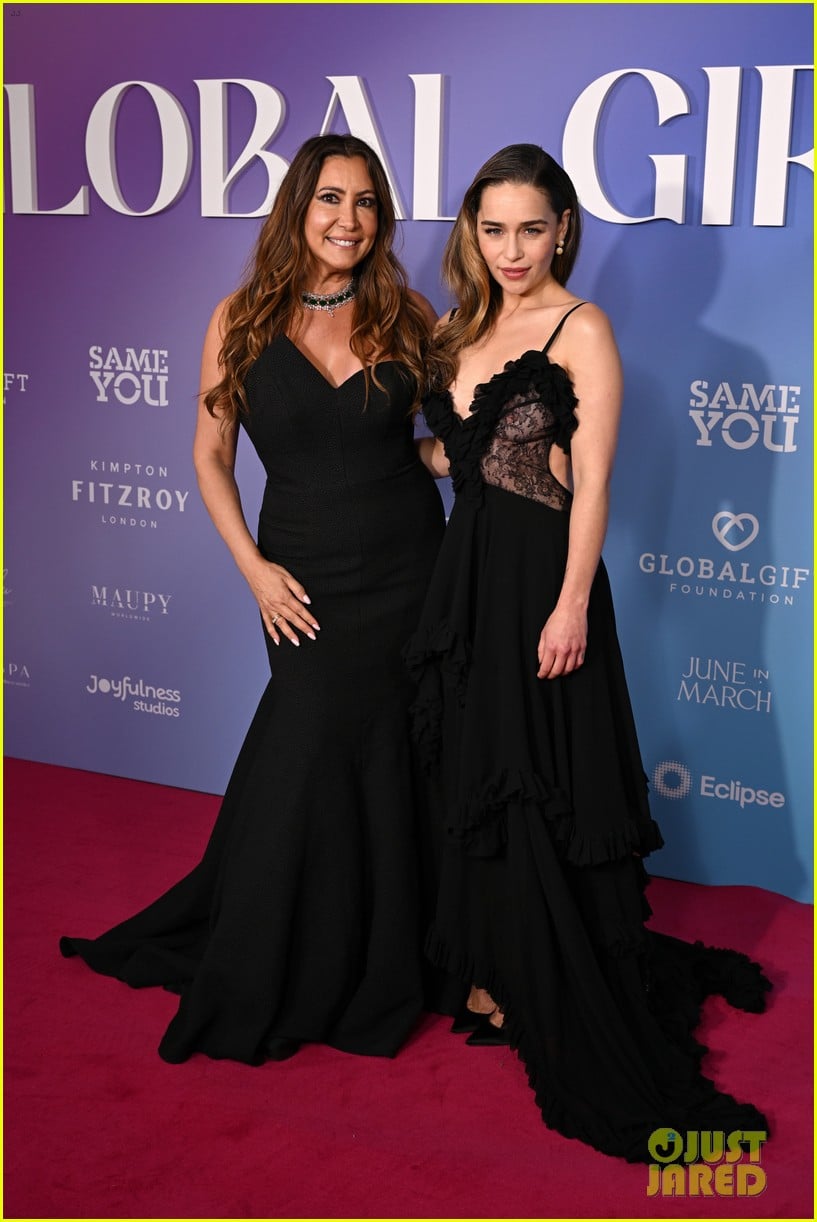 Emilia Clarke Stuns in Sheer Dress for First Red Carpet Appearance in ...