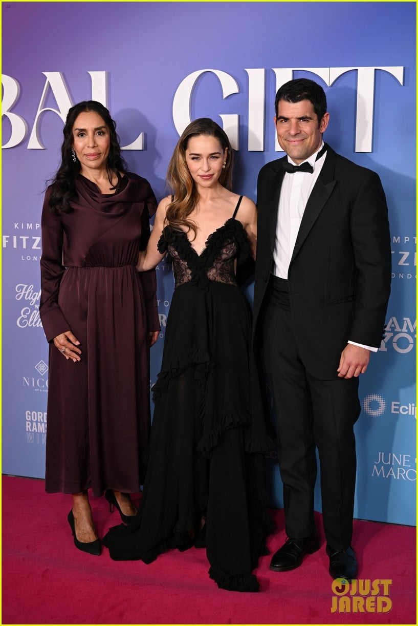 Emilia Clarke Stuns in Sheer Dress for First Red Carpet Appearance in ...