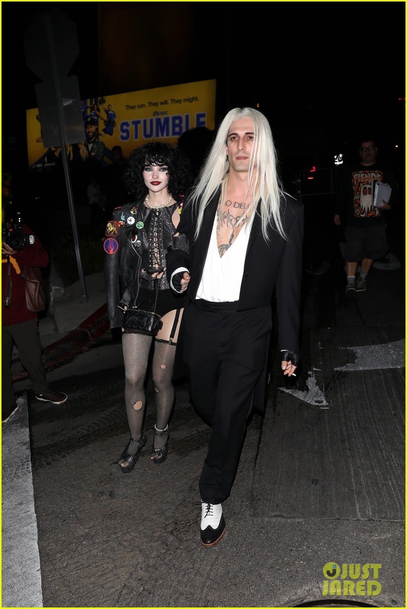Newly Engaged Dove Cameron & Damiano David Wear 'Rocky Horror' Costumes ...