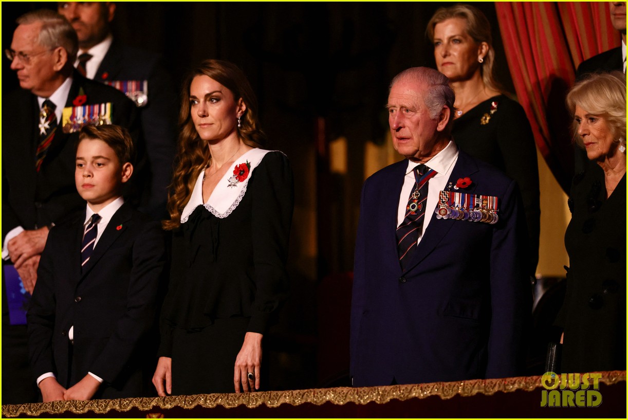 Prince George Joins Mom Kate Middleton & More Royal Family Members at Festival of Remembrance ...