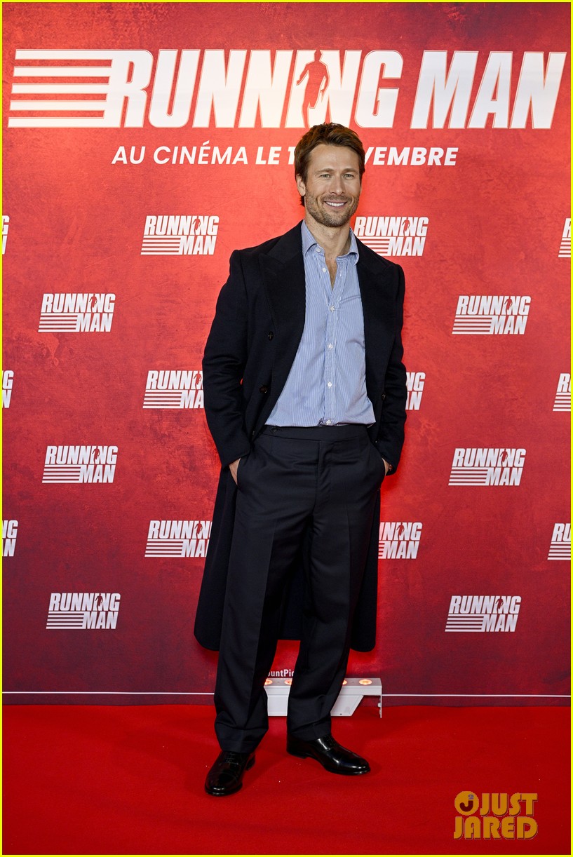 Glen Powell Looks Handsome at 'The Running Man' Screening in Paris ...