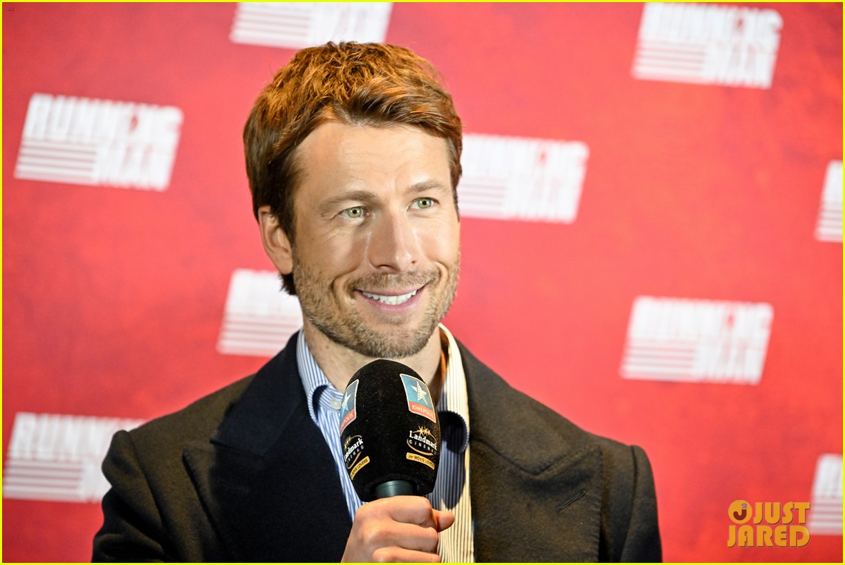 Glen Powell Looks Handsome at 'The Running Man' Screening in Paris ...