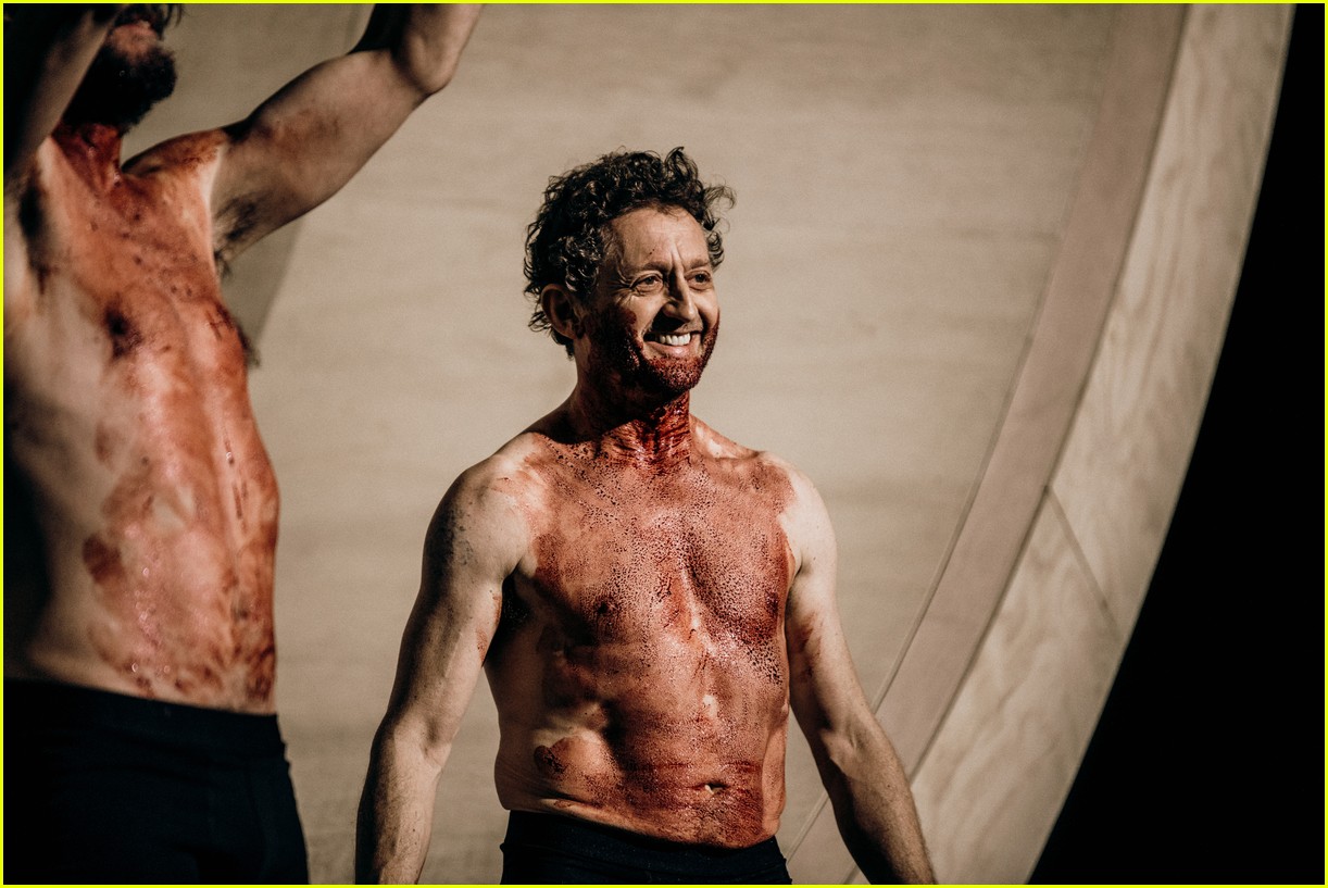Keanu Reeves & Alex Winter Strip Down, Get Doused in Fake Blood for ...