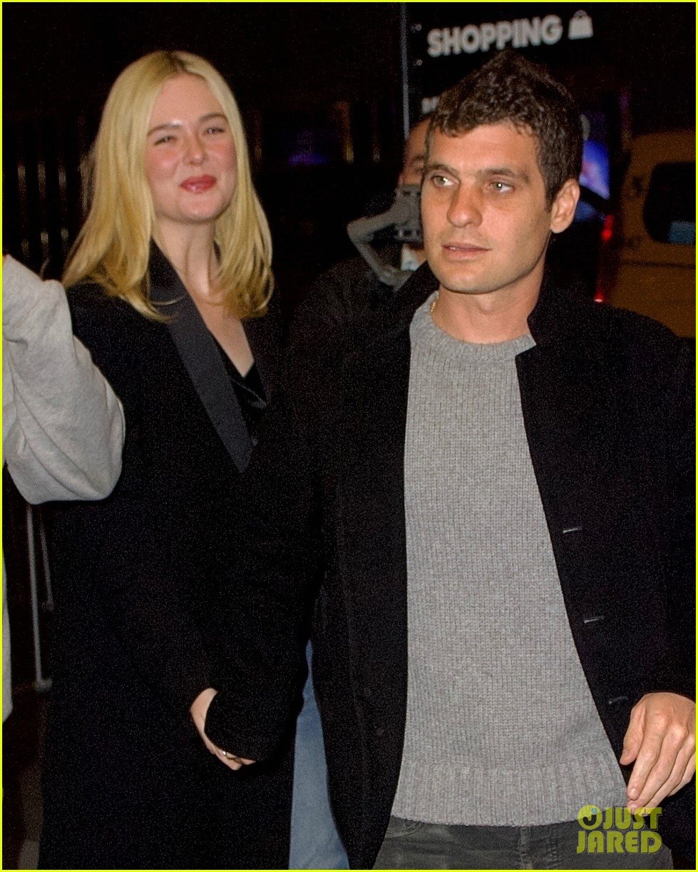 Elle Fanning Enjoys Rare Night Out in NYC with Boyfriend Gus Wenner ...