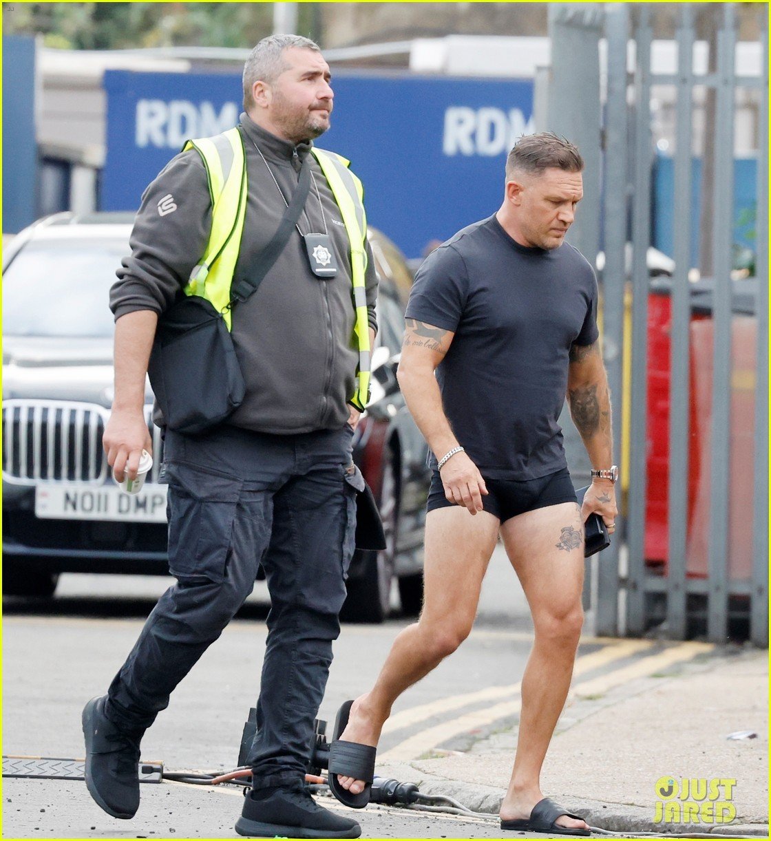 Tom Hardy Goes Pantless, Wears His Boxer Briefs to Location on 'Mobland ...