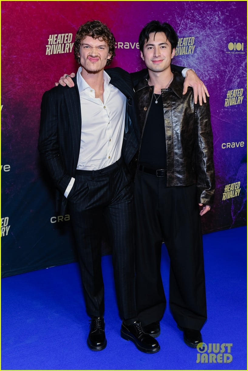 'Heated Rivalry' Actors Connor Storrie & Hudson Williams Hit the Red ...
