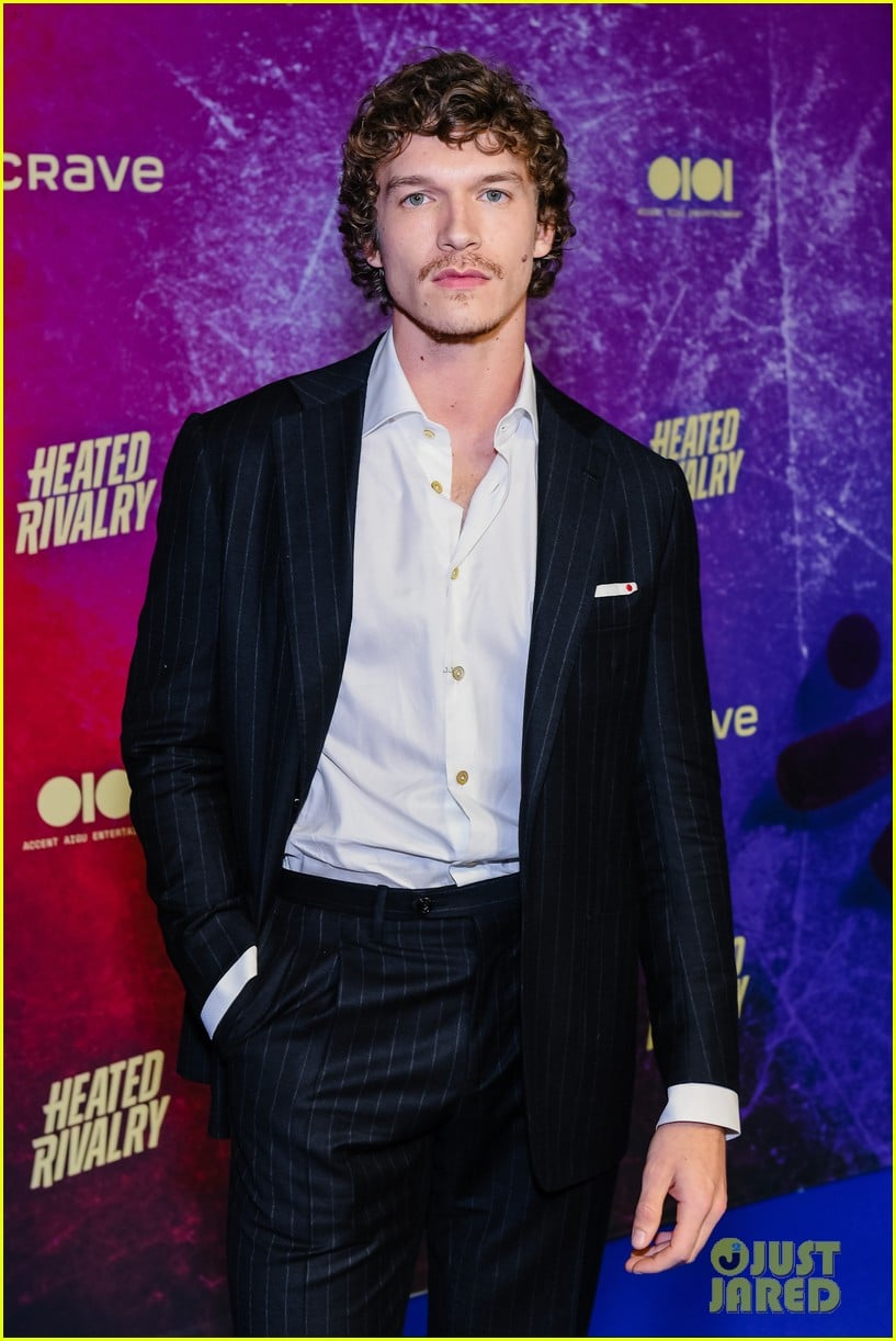 'Heated Rivalry' Actors Connor Storrie & Hudson Williams Hit the Red ...