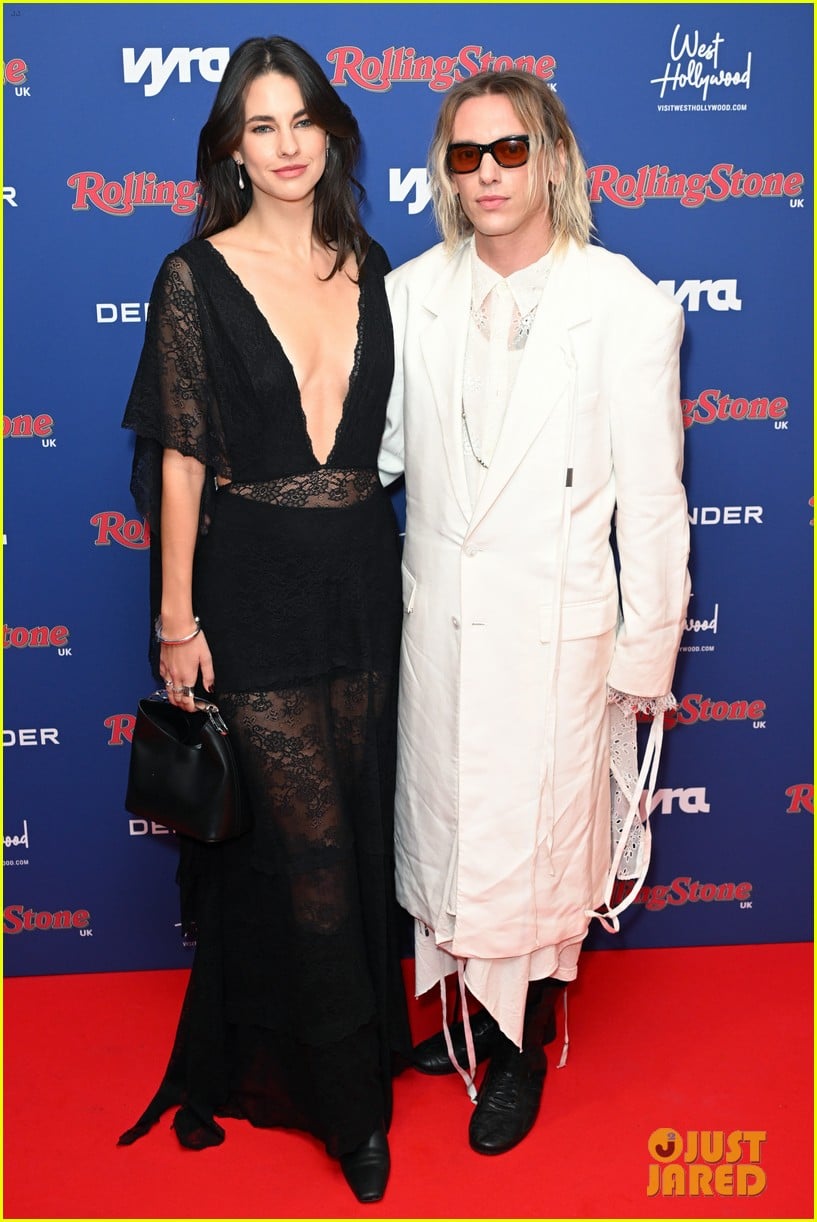 Jamie Campbell Bower Gets Girlfriend Elena Taber's Support at Rolling Stone UK Awards: Photo ...