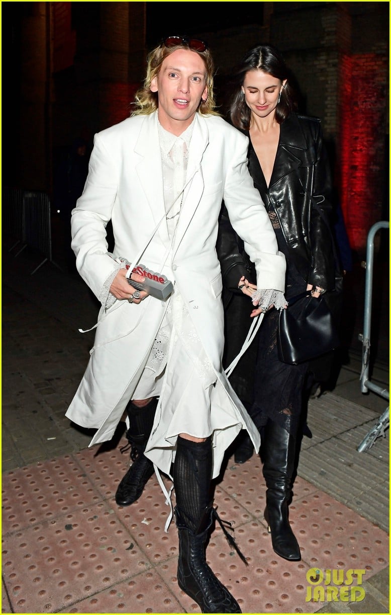 Jamie Campbell Bower Gets Girlfriend Elena Taber's Support at Rolling ...