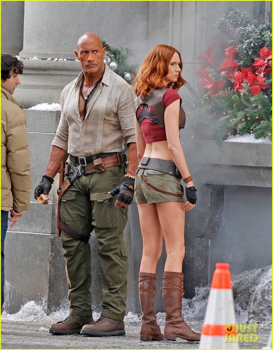 Dwayne Johnson, Jack Black, & More Get to Work Filming 'Jumanji 4' in ...