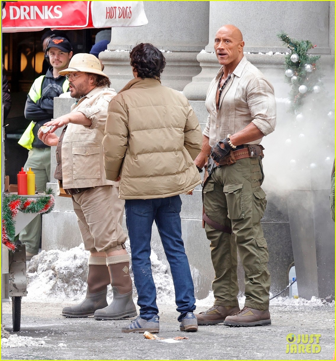 Dwayne Johnson, Jack Black, & More Get to Work Filming 'Jumanji 4' in ...