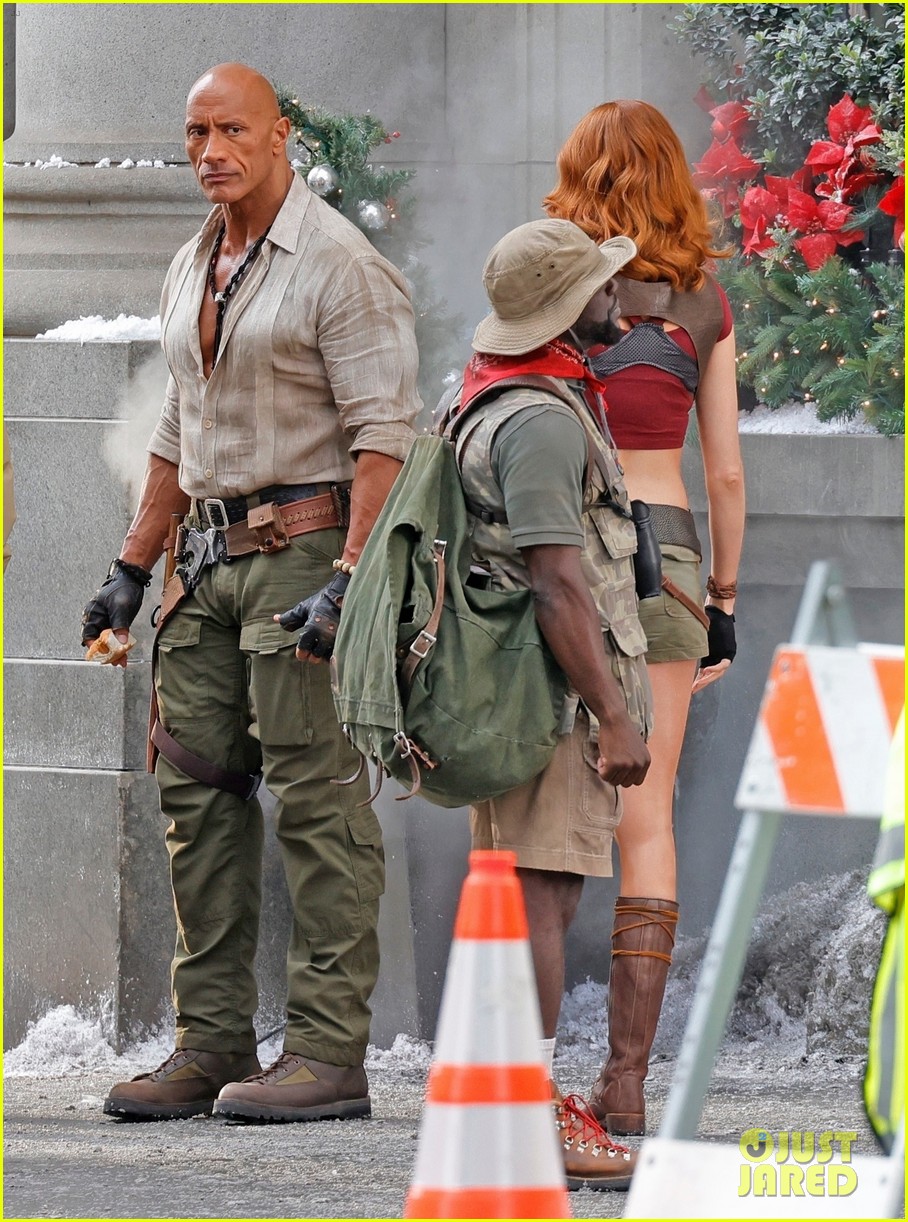 Dwayne Johnson, Jack Black, & More Get to Work Filming 'Jumanji 4' in ...
