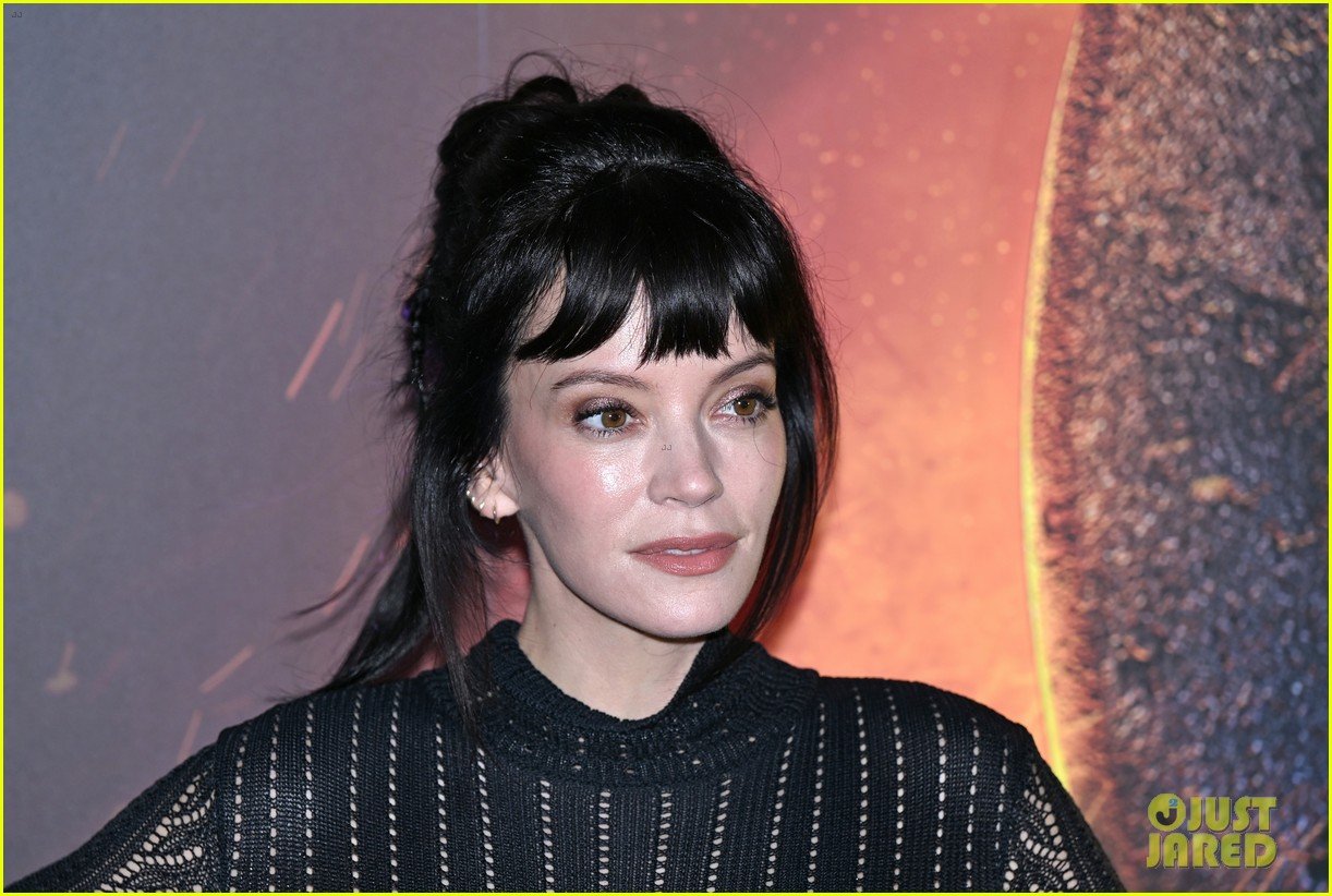 Lily Allen Wears Fully Sheer Dress for a West End Night Out at 'Hunger ...