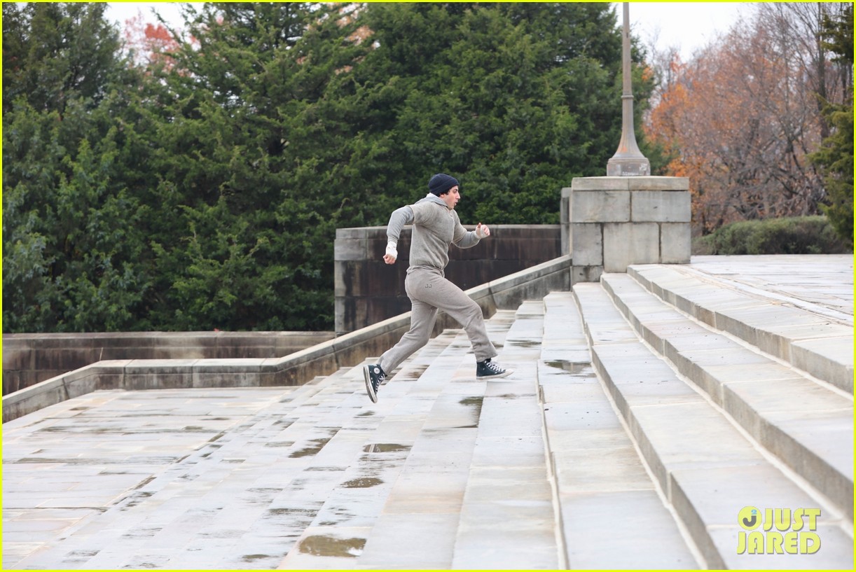 Anthony Ippolito Films Iconic Stairs Scene for 'I Play Rocky' Movie About Making of Sylvester ...