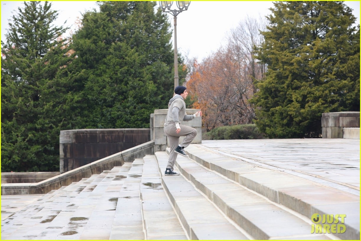 Anthony Ippolito Films Iconic Stairs Scene for 'I Play Rocky' Movie About Making of Sylvester ...