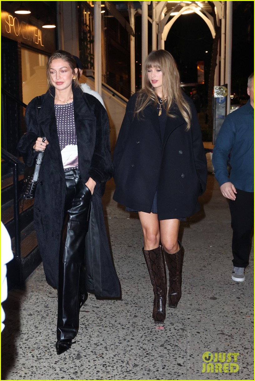 BFFs Taylor Swift & Gigi Hadid Enjoy Girls Night Out, Spotted Getting ...