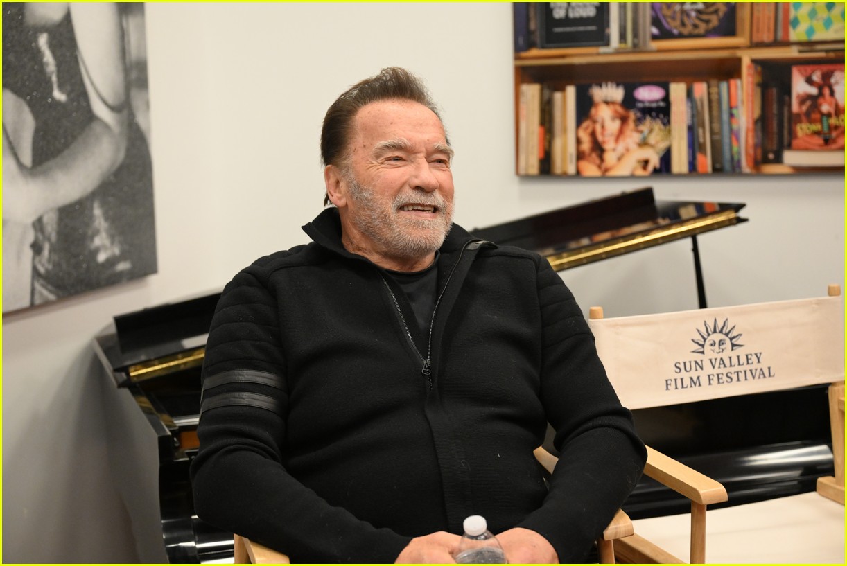 Arnold Schwarzenegger Makes Rare Appearance with Sons Patrick ...