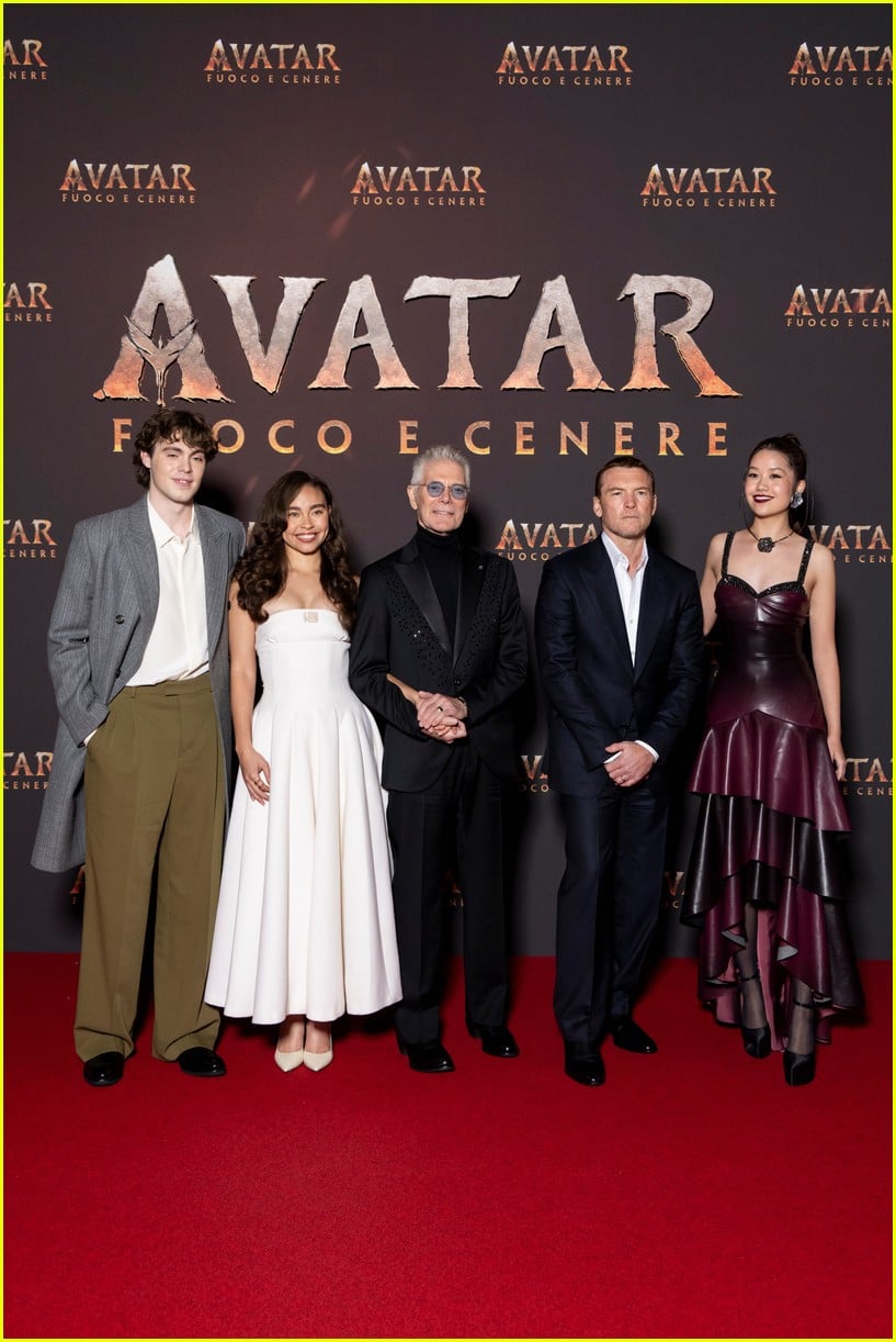 Zoe Saldaña, Sam Worthington & More Continue 'Avatar: Fire & Ash' Global Press Tour at 3 ...