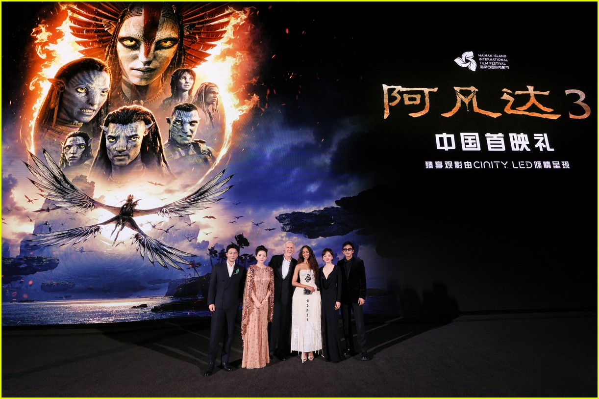 Zoe Saldaña, Sam Worthington & More Continue 'Avatar: Fire & Ash' Global Press Tour at 3 ...