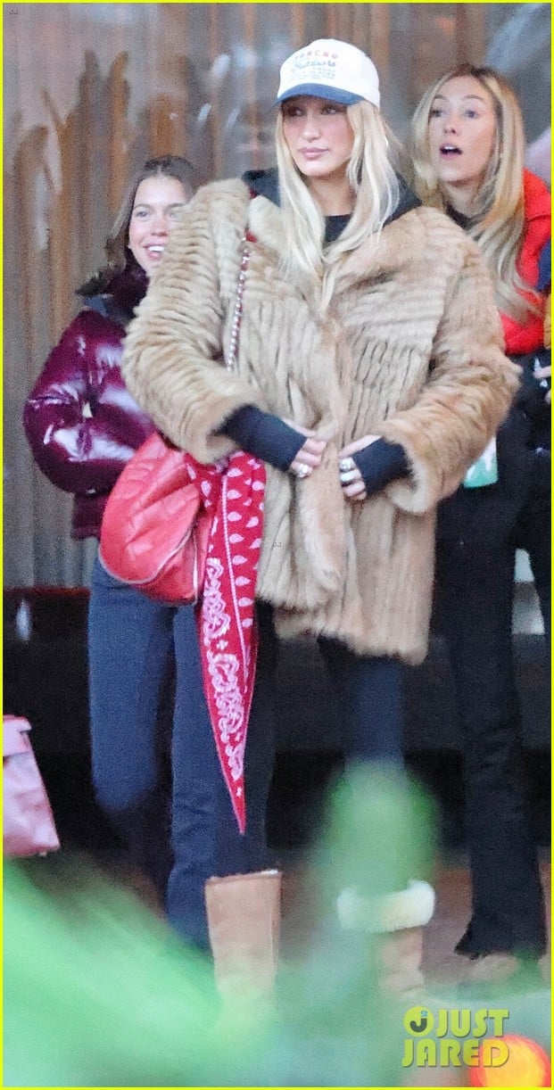 Bella Hadid Dresses Extra Stylish to Greet Friends & Brooks Nader in ...