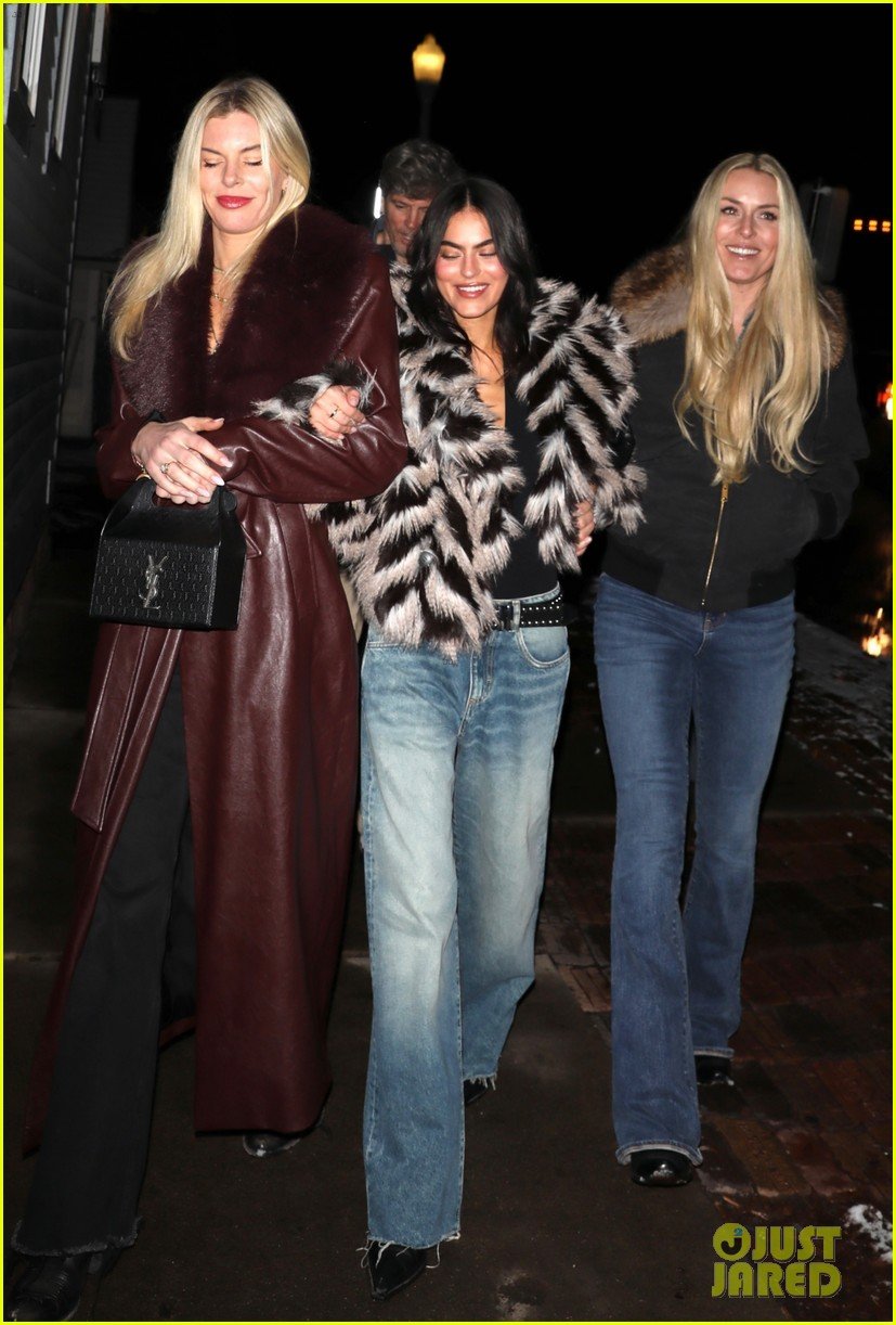 Brooks Nader, Lindsey Vonn, & Family Step Out Together for Aspen Dinner ...